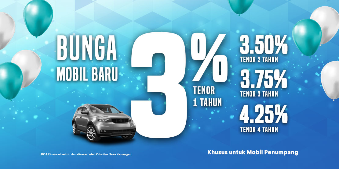 Bunga Mobil Baru - BCA Finance